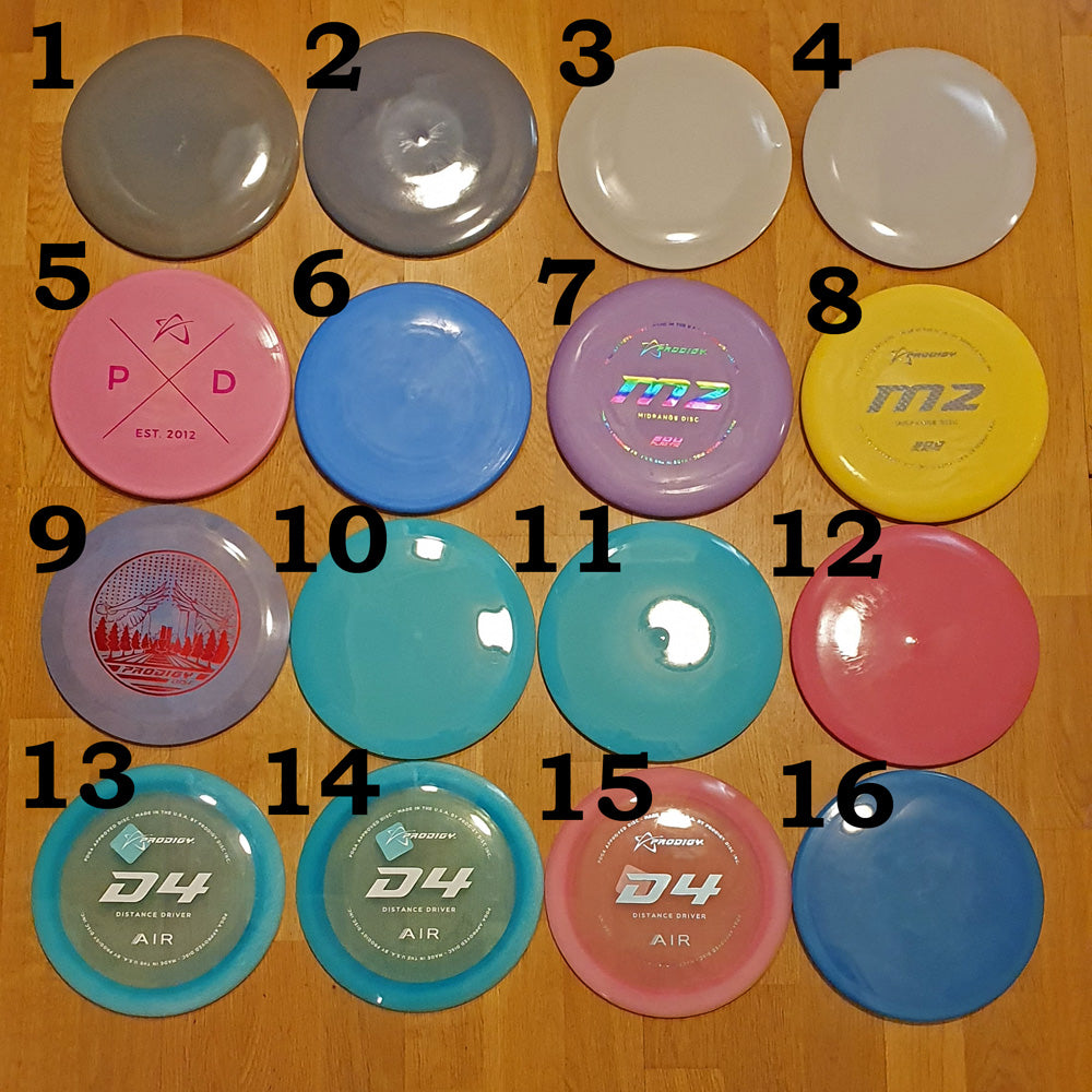 Prodigy mix (X2, M2, FX-2, D2-Pro, D4-air, D2, A1, A2) – NORDIC DISC GOLF